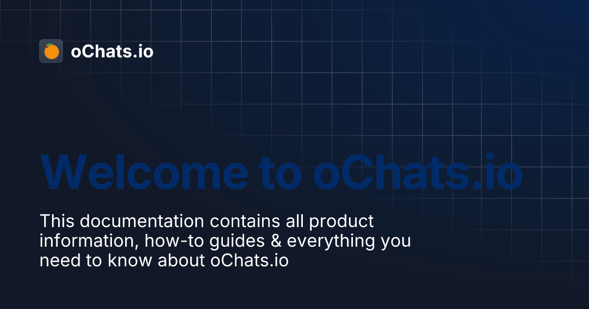 Welcome to oChats.io | oChats.io